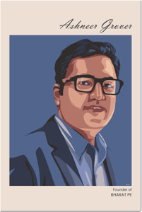 Ashneer Grover Poster, Poster Tv Show Shark Tank, Poster for Wall Fine ...