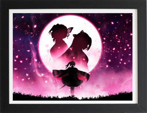 Shinbu Kanao & Kanae | Demon Slayer Framed Poster | Anime Framed ...