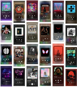 Spotify premium song poster cards for wall decor Photographic Paper ...