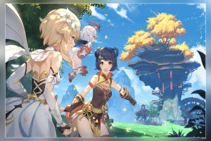 Genshin Impact Anime Raijuu Bakanara Matte Finish Poster Paper Print ...