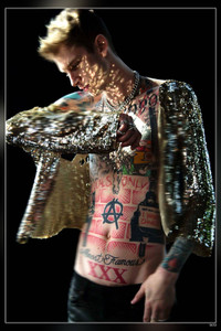 Machine Gun Kelly Colson Baker An American Rapper And Actor Matte ...