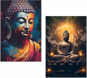 Gautam Buddha Poster for Wall Decor (12 x 18 inch), Lord Buddha Poster ...