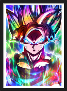 Son goku ssj infinity | Dragon Ball Z / Super Anime Frames Poster Paper ...