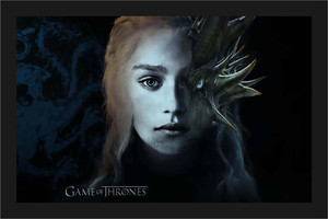 Game of Thrones GOT Poster with A4 Size Frame F-565 Paper Print ...