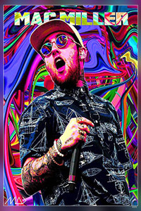 Malcolm James Mccormick Mac Miller Rapper Singer Musician Dj Remixer ...