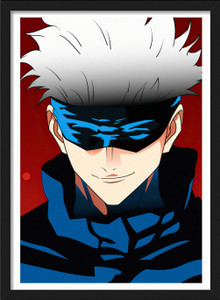 Gojo Satoru | Jujutsu Kaisen | Anime Framed Poster Paper Print ...