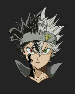 Black Clover Asta Anime Hd Matte Finish Poster Paper Print - Animation ...