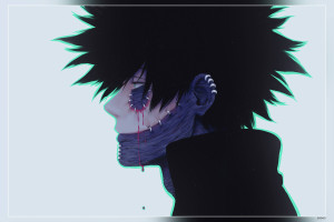 Dabi Profile View Boku No Hero Academia Anime Matte Finish Poster Paper ...