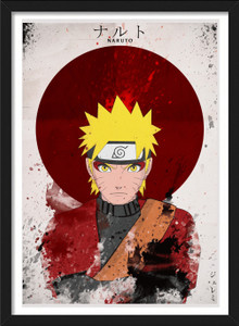 Naruto Uzumaki x Toad Sage Mode | Naruto Frames & Posters | Anime Paper ...
