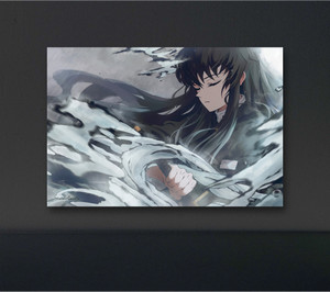 DEMON SLAYER I MUICHIRO TOKITO - MIST HASHIRA I 300 GSM POSTER I A3 ...