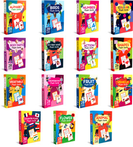 Flash Card For Kids Early Learning ( Set Of 15 Boxes )! Easy And Fun ...