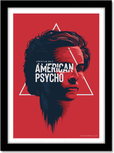 American Psycho Film Framed Poster With Acrylic Sheet For Room & Office ...