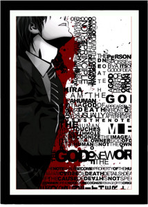 Death note framed poster for home and room, A4 Size Anime posters for ...