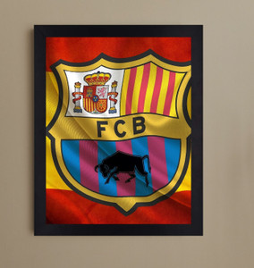 FCB Barcelona Football Club Poster for Home and Office Paper Print ...