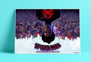 YAA - Spider Man Across The Spider Verse Art Effect Anime Series Poster ...