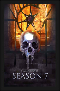 Game of Thrones GOT Poster with A4 Size Frame F-640 Paper Print ...