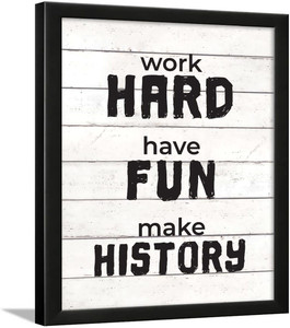 Chaka Chaundh - Hard Work Quotes Wall Frames - Hard Work Motivational ...