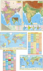MAPS FOR LEARNING FOR COMPETITIVE AND ENTRANCE EXAMS. (PACK OF 6) 3D ...