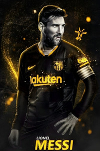 Lionel Messi Poster for Room Wall Decoration, Size - 12 X 18 inches ...