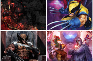 Poster 4 Combo Deadpool & Wolverine Poster for Home Office and Student ...