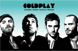 Poster Coldplay Sl-15551 (Large Poster, 36x24 Inches, Banner Media ...