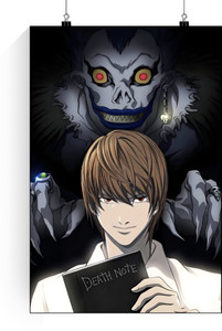 Death Note Light Yagami And Ryuk Poster | Ryuk Yagami Death Note Poster ...