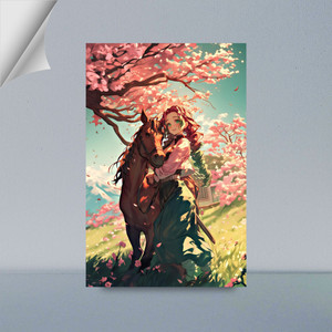 VIRGIN ARTS | MITSURI | LOVE HASHIRA | DEMON SLAYER | ANIME | 300 GSM ...