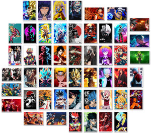 Anime Manga Posters Collage Kit for Wall Decor set of 50 Pieces.d6 ...