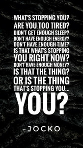 Motivation Jocko Sayings Inspiration Inspiring Matte Finish Poster ...