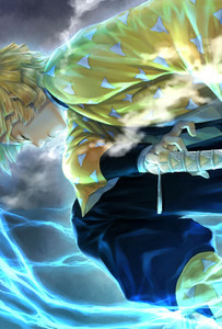 Kimetsu No Yaiba Ufotable Agatsuma Zenitsu Takeda Yuuko Matte Finish ...