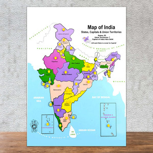 Poster Indian Territory Drawing Map sl-4627 (Wall Poster, 13x19 Inches ...