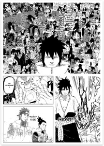 Naruto Anime Shinobi Manga Panel 10 Waterproof Non-tearable Wall ...