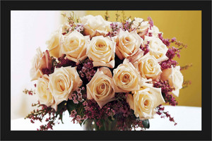 Flower Scenery Nature Poster with A4 Size Frame F-306 Paper Print ...