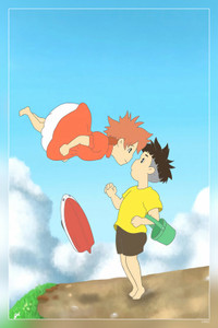 Ponyo Anime Movie Hd Matte Finish Poster Paper Print - Animation ...