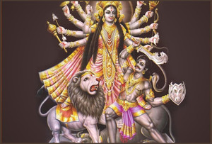 Poster Durga Maa sl-14285 (Wall Poster, 13x19 Inches, Matte Paper ...