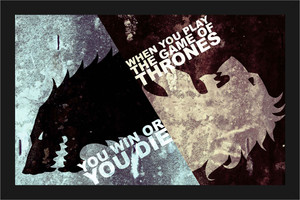 Game of Thrones GOT Poster with A4 Size Frame F-611 Paper Print ...