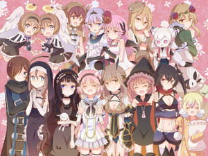 Magical Girl Raising Project anime series hd Matte Finish Poster Print ...