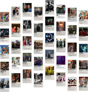 Netflix Wall Collage Pack of 50 Netflix Tv Series Aesthetic Wall ...