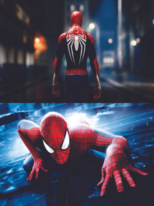 (Pack of 2)Swinging into Action: Dynamic Spider-Man Poster Series: on ...