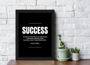 Motivational Brainy Wall Framed Poster Paper Print - Quotes ...
