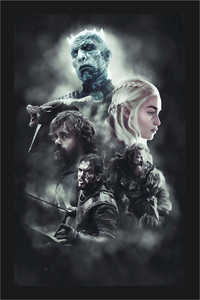 Game of Thrones GOT Poster with A4 Size Frame F-622 Paper Print ...