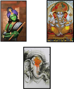 'Spiritual / Gods Posters' (Pack of 3) for Room & Office Paper Print ...