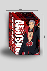 Akatsuki Premium Matt Laminated Wall Poster Pack of 12 Fine Art Print ...
