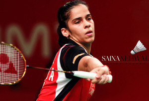 Poster Badminton Superstar Saina Nehwal sl-12639 (LARGE Poster, 36x24 ...