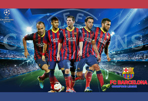 Poster Fcb Barcelona Soccer Football Player Series 2 (Large Print ...