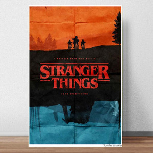 Stranger Things Poster for Home Office and Student Room Wall Decor ...