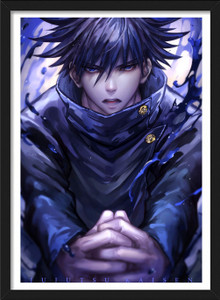 Megumi Fushiguro | Jujutsu Kaisen | Anime Framed Poster Paper Print ...