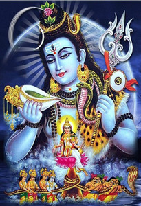 Poster Bholenath Lord Shiva In Samudra Manthan sl-9465 (Large Poster ...