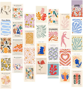 Paper Abstract Wall Art Posters, Matisse, 10L x 15W cm, Set of 30 ...