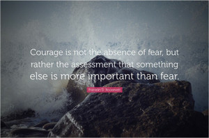 Courage Quote Poster Paper Print - Quotes & Motivation posters in India ...